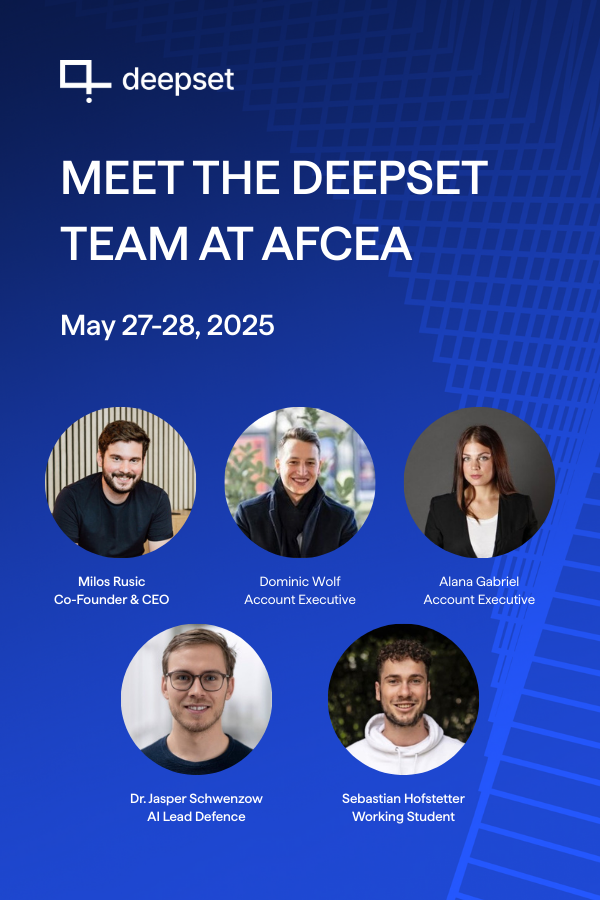 deepset at AFCEA 2025